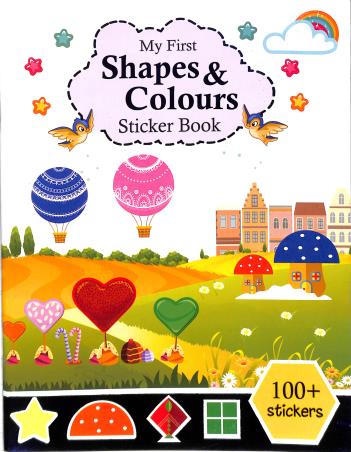 My first Shapes and Colours- sticker book – thecuriousbrains