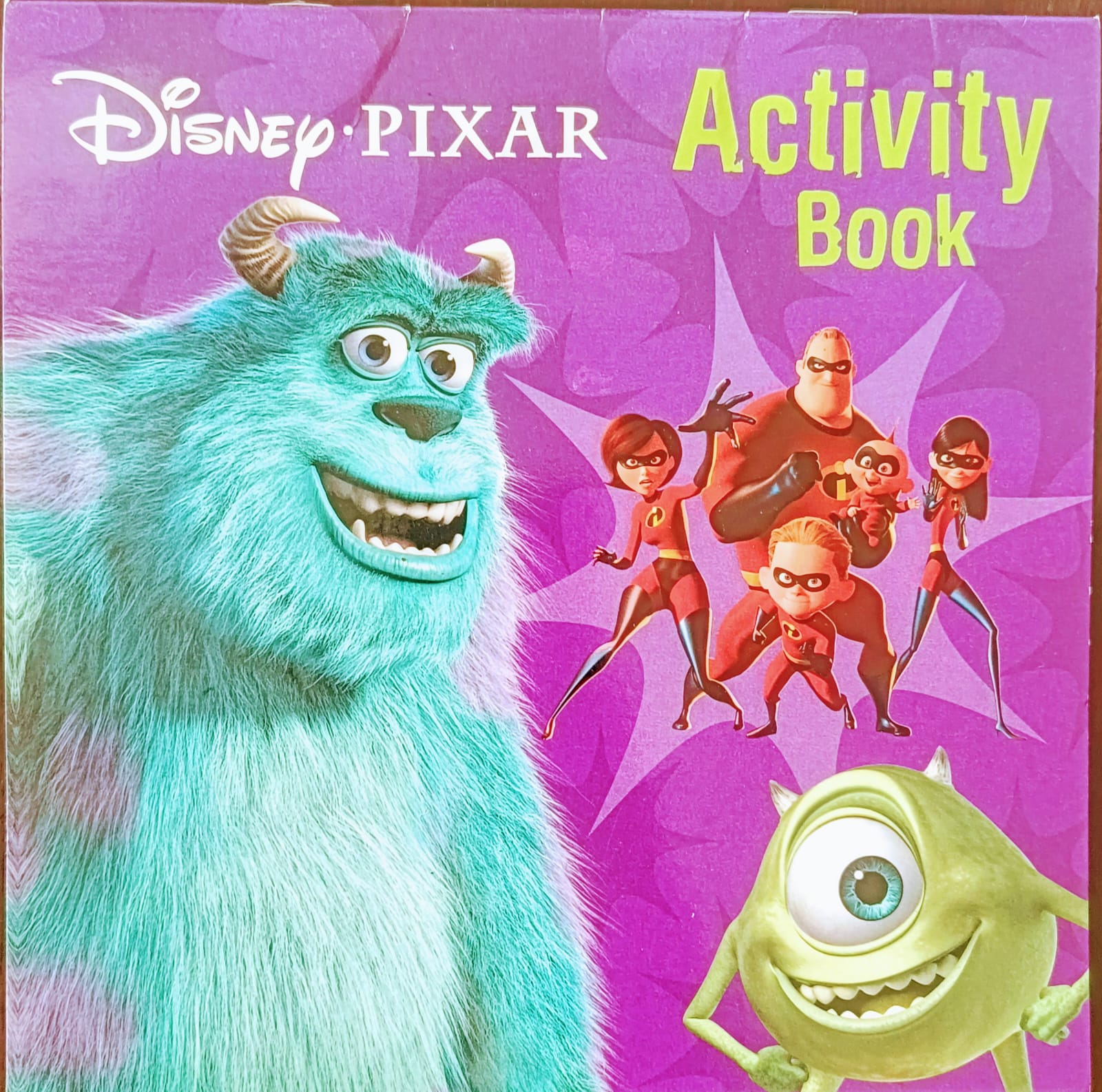 Disney pixar activity book – thecuriousbrains